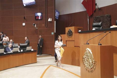 Intervención En Tribuna De La Senadora Guadalupe Saldaña Cisneros Al