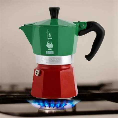 Bialetti Moka Express Tricolour Mokabryggare Casa Zeytin
