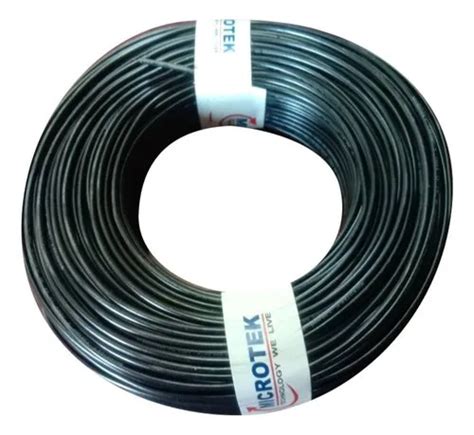 Black Microtek Single Core Wire Inr 11 Meter By Raj Electricals And Instruments From