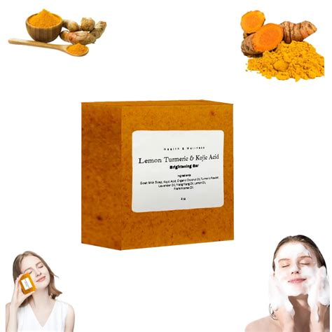 Clearance Honey Glow Lemon Turmeric And Kojic Acid Soap Honey Lemon
