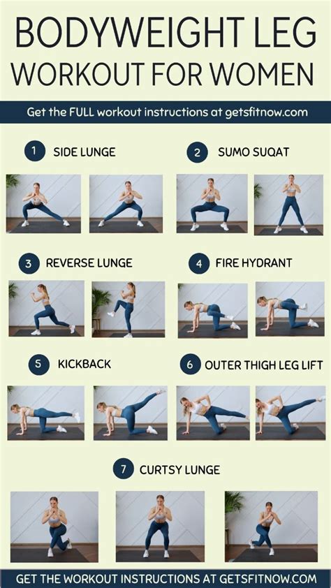 Try This Killer Bodyweight Leg Workout At Home To Sculpt Your Legs In