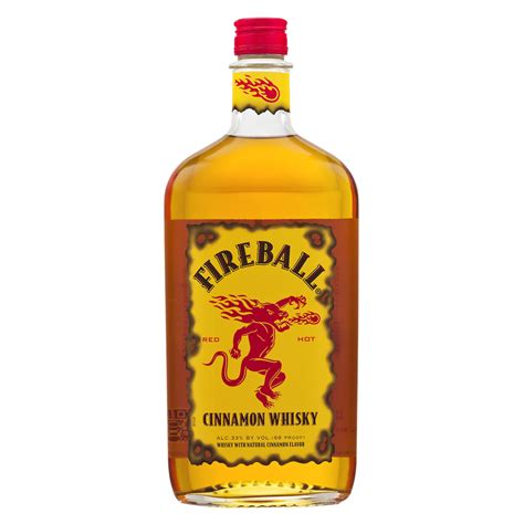 Fireball Hot Cinnamon Blended Whisky 750ml 66 Proof Alcohol Fast