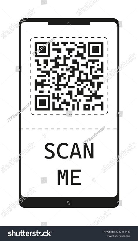 Qr Code Vector Sample Vector Qr Stock Vector Royalty Free
