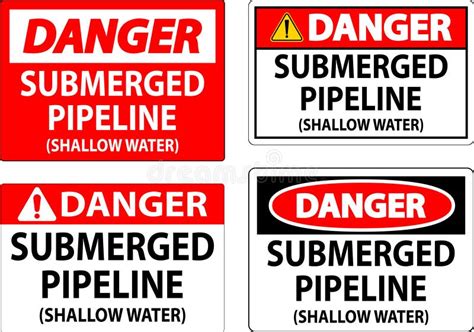 Underwater Pipeline Sign Stock Illustrations 93 Underwater Pipeline