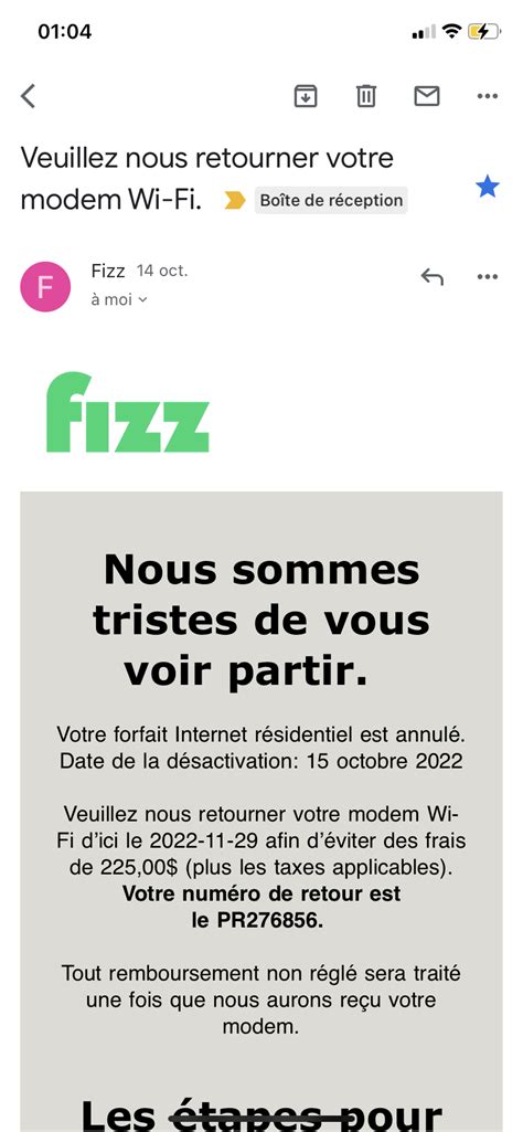 Modem Wrong Date To Send Back Fizz Community Hub