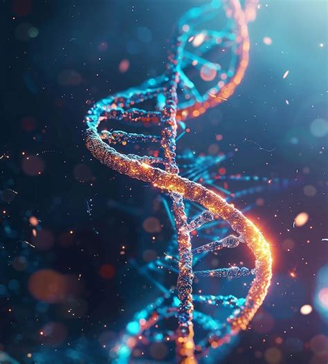 Premium Photo A Scientific Model Is Shown With A Blue Background