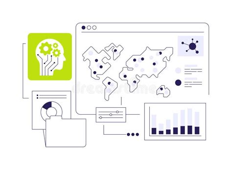 Ai Powered Predictive Disease Outbreak Analysis Abstract Concept Vector Illustration Stock