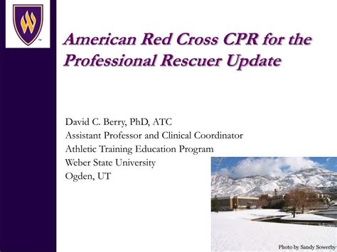 Ppt American Red Cross Cpr For The Professional Rescuer Update