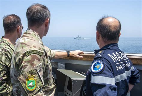 Us Uk And French Commanders Transit Strait Of Hormuz Naval News