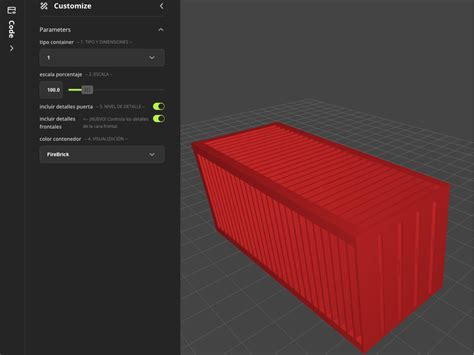Parametric Cargo Container Generator By Impresion Ddc3d Makerworld Download Free 3d Models