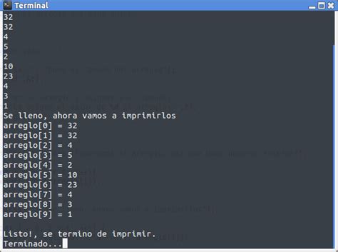 Ingeniero En Proceso Como Declarar Un Arreglo En C