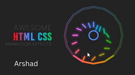 html css animation effact youtube