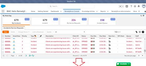 Bmc Helix Remedyforcepost Winter 22 Release Console Page Shows Extra
