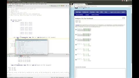 4clojure solution to problem 73 youtube