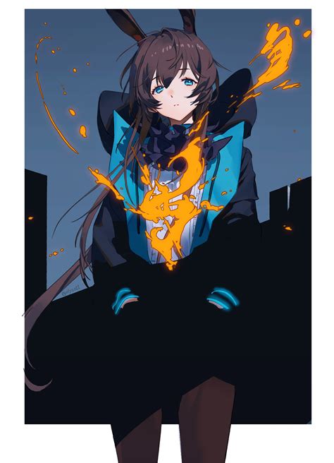 Amiya Arknights Drawn By Olys Danbooru