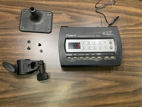 Roland Td 3 V Drum Percussion Sound Module W Mount Clamp And Reverb