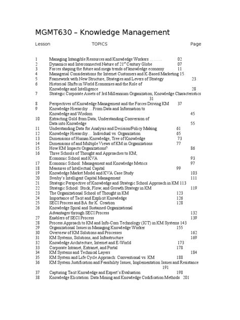 Knowledge Management Pdf Knowledge Management Internet