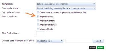 Creating Products Using A Spreadsheet Solid Commerce