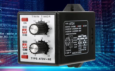 Oumefar Multi Section Short Period Repeat Cycle Timer Intermittent Timer Twin Timer