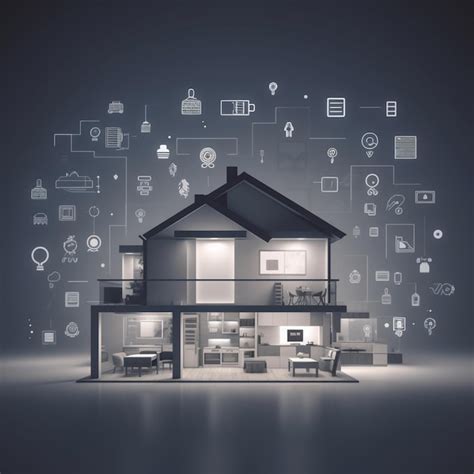 Premium Photo Modern Smart Home Featuring The Latest In Home Automation Technology