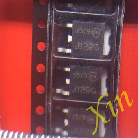 10pcs Mjd122g Mjd122t4g Mjd122 Tip122 Sot 252 Smd Darlington Transistor