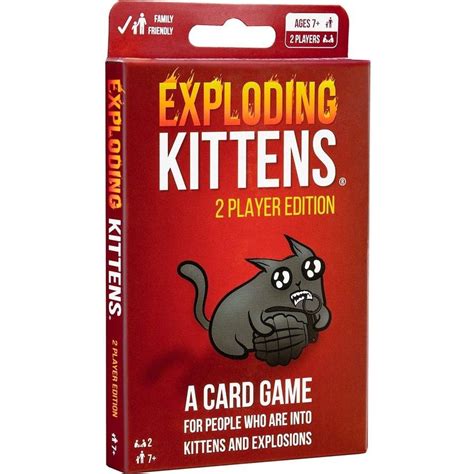 Exploding Kittens 2 Player Edition Card Game Big W