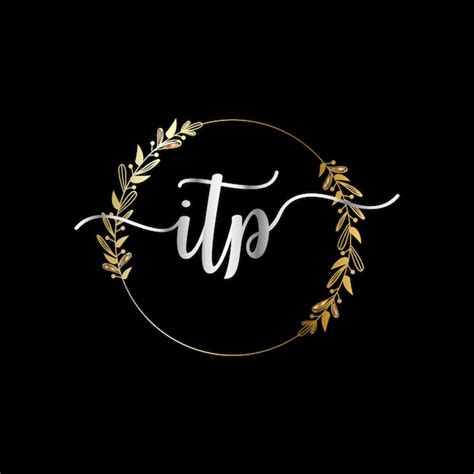 Premium Vector Itp Initial Logotype For Celebration Event Wedding
