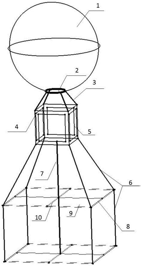 一种用于高空气球的串列式太阳能电池阵列装置的制作方法 2