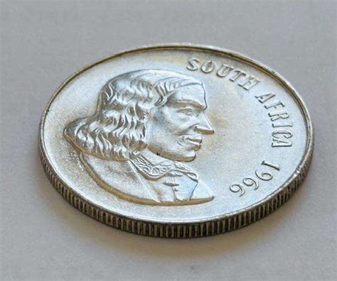 One Rand 1966 South African R1 English Silver For Sale In Upington
