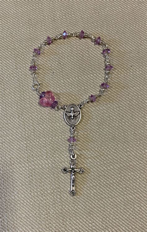 Rosary Bracelet Rosary Inspired Beaded Bracelet