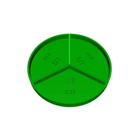 3d Printer Files 3mf File Fraction Learning Aid Creality Cloud