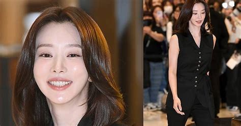 이주빈 완벽 몸매 기럭지 자랑 블랙 재킷 팬츠로 우아함 ‘뿜뿜