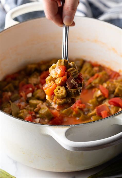 Stewed Okra And Tomatoes A Spicy Perspective