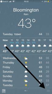 How To Add Arrange And Delete Cities From The Weather App On Your IPhone MacReports