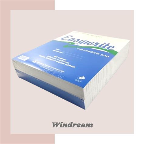 Easywrite Intermediate Pad 80lvs Per Ream Shopee Philippines