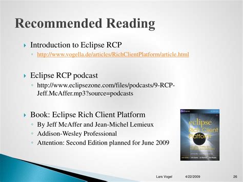 Ppt Eclipse Rich Client Platform Rcp Powerpoint Presentation Free