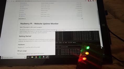 Github Naztronautraspberrypi Website Uptime Monitor The Device