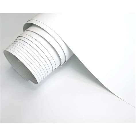 Papier Adhesif Pour Meuble Blanc Mat Film Adhesif Pour Mur Cuisine Fenêtre Toilette Cristal