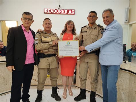 Câmara Municipal de Ourolândia homenageia policiais do 5 Pelotão da
