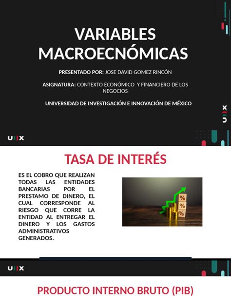 Variables Macroeconomicas Pdf