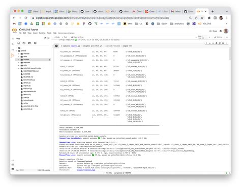 Error When Exporting Models To Tflite · Issue 9860 · Ultralytics