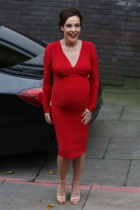 Pregnant Stephanie Davis Reveals Bare Baby Bump In New Twitter Photo As She Counts Down The Days