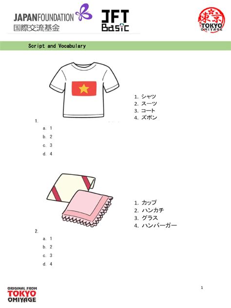 Soal Jft Basic A2 Latihan Dan Kunci Pdf