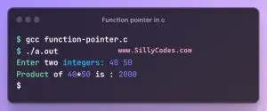 Function Pointers In C With Example Programs SillyCodes