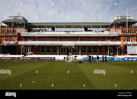 General View Of The Lords Pavilion At Lords Cricket Ground London