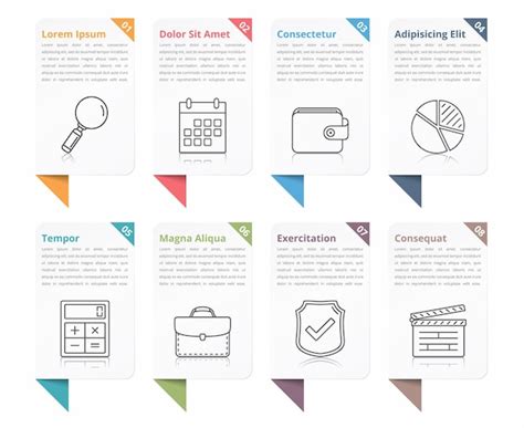 premium vector infographic elements with numbers and text