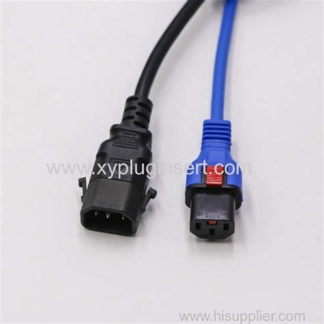 Iec Power Cords Iec60320 C14 C13 Locking C19 C20 Locking Manufacturers And Suppliers In China