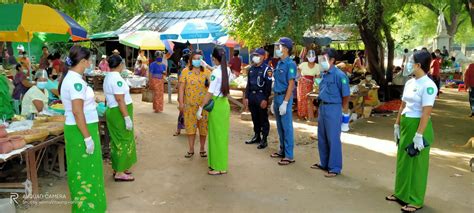 စစ်ကိုင်းတိုင်းဒေသကြီး ချောင်းဦးမြို့နယ်၌ ယာယီပျံကျစျေး၊စားသောက်ဆိုင်န