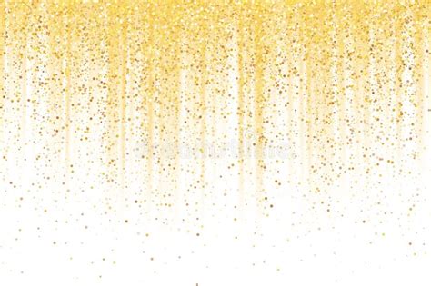 Magic Golden Glow Abstract Sparkle Background With Gold Glitter Dust