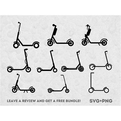 Electric Scooter Svg Svg Files For Cricut Electric Scooter Inspire